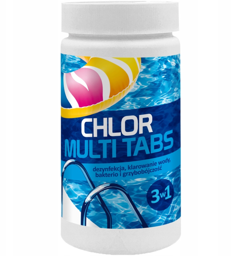 Chloro tabletės baseinams 1kg – visomprogom